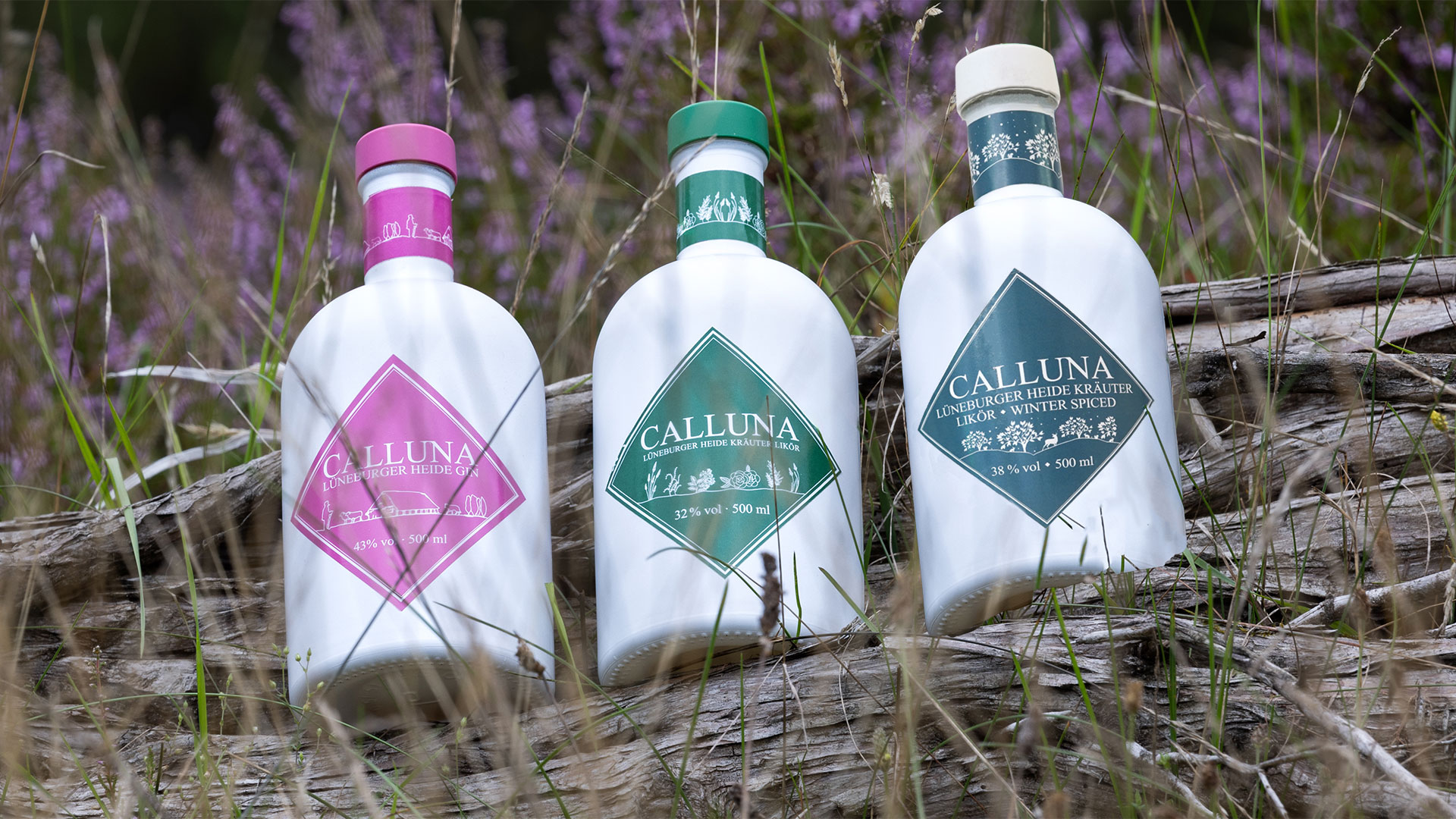 Calluna Lüneburger Heide Gin und Kräuter Liköre